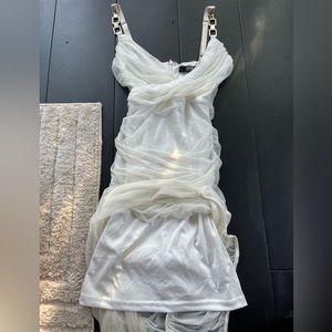 Hera Collection | Dresses | Hera Collection White Long Sheer Dress ...